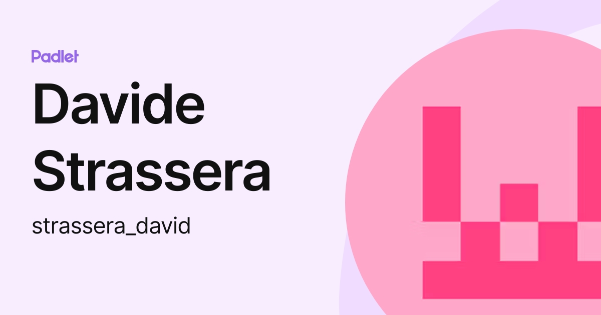 Davide Strassera (strassera_david) profile | Padlet