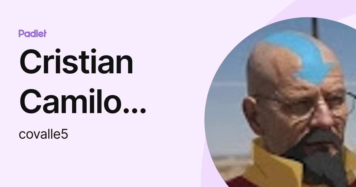 Cristian Camilo Ovalle Luna (covalle5) profile | Padlet