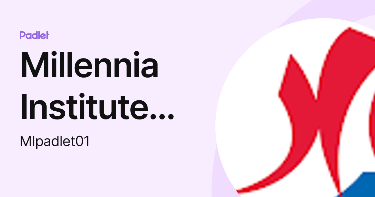 Millennia Institute - Business/PW (MIpadlet01) profile | Padlet