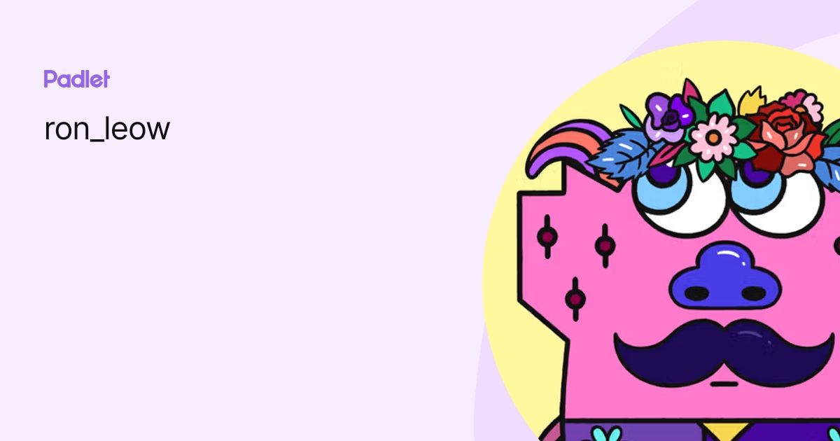 ron_leow profile | Padlet