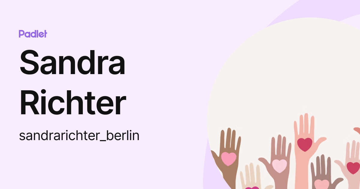 Sandra Richter (sandrarichter_berlin) profile | Padlet