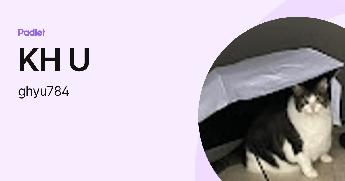 KH U (ghyu784) profile | Padlet
