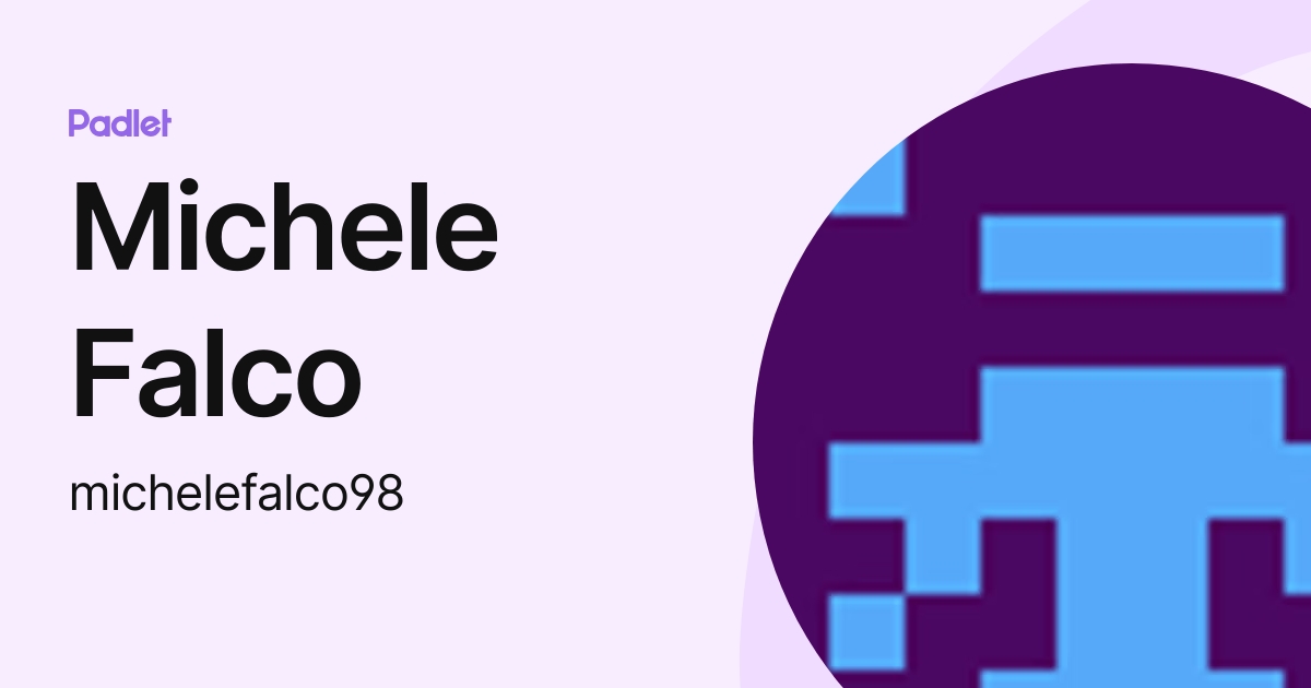 Michele Falco (michelefalco98) profile | Padlet