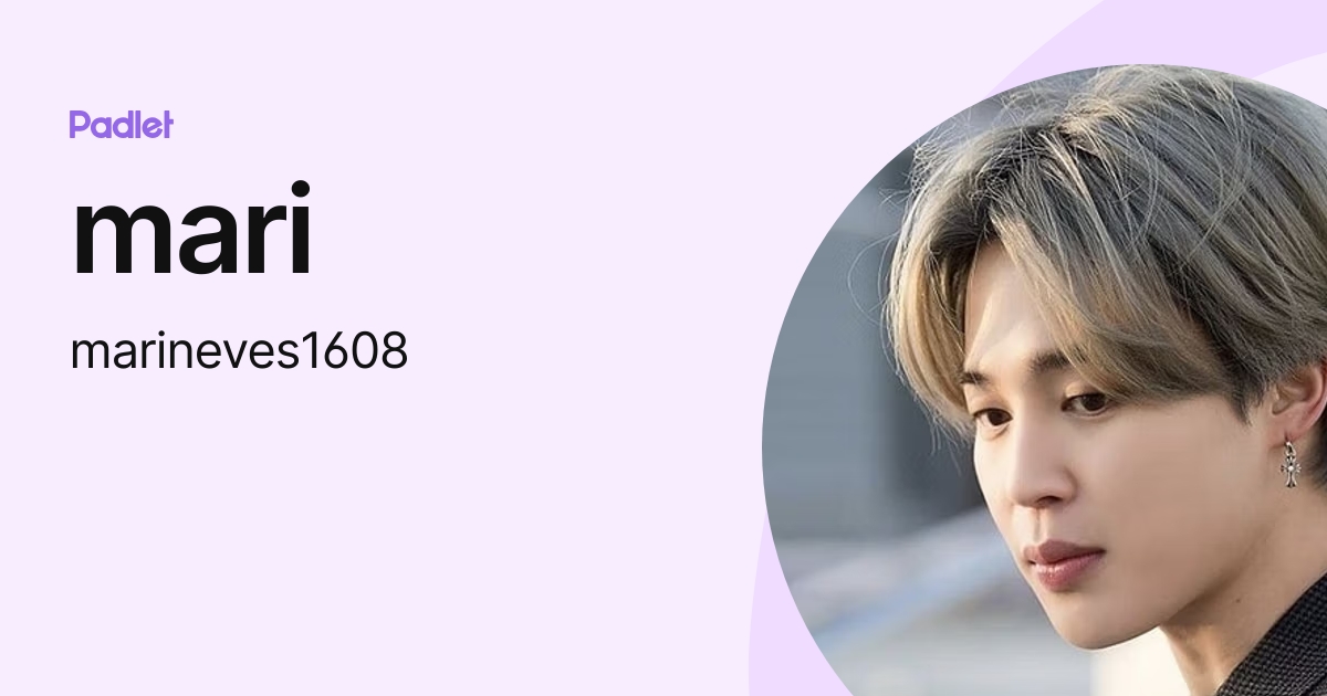 mari (marineves1608) profile | Padlet