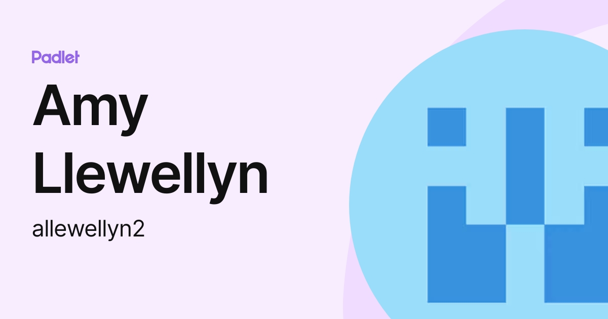 Amy Llewellyn (allewellyn2) profile | Padlet