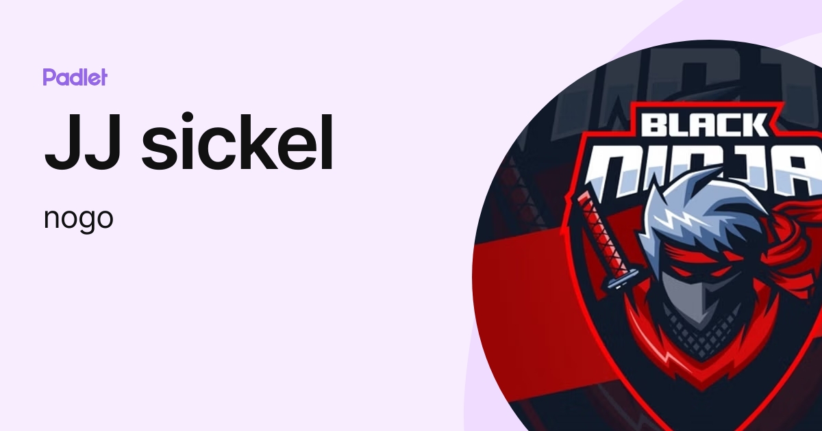 JJ sickel (nogo) profile | Padlet