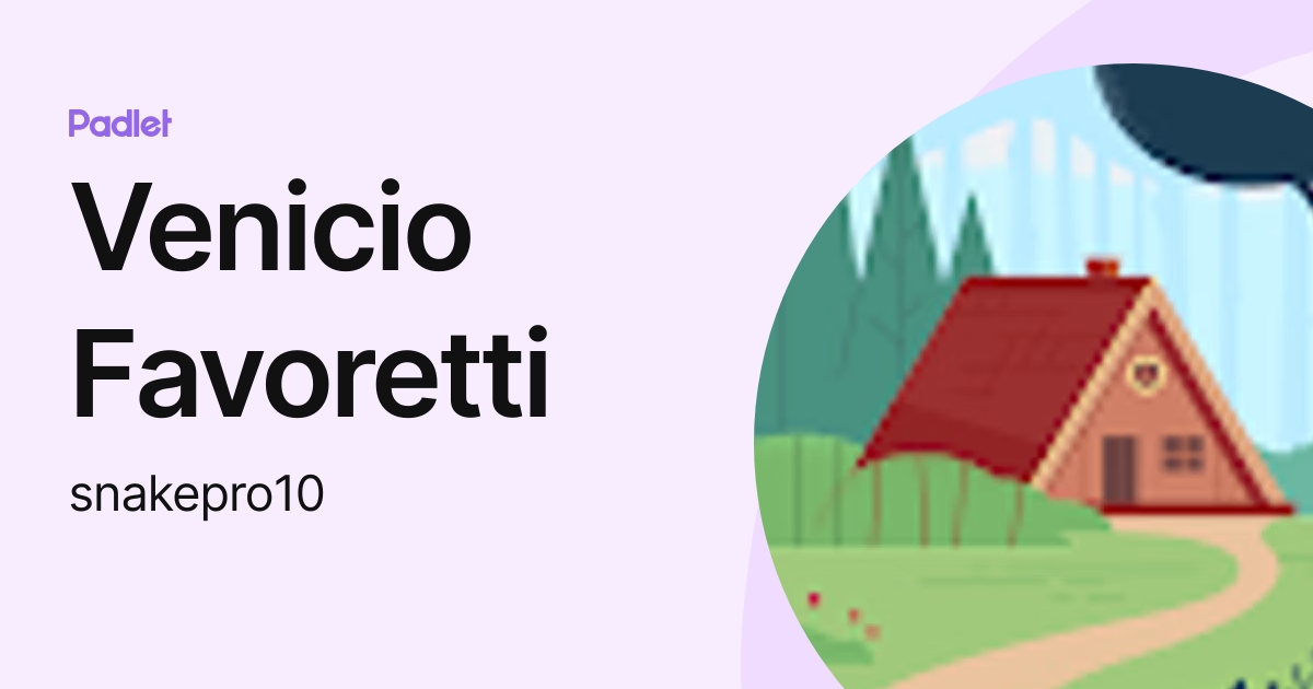 Venicio Favoretti (snakepro10) profile | Padlet