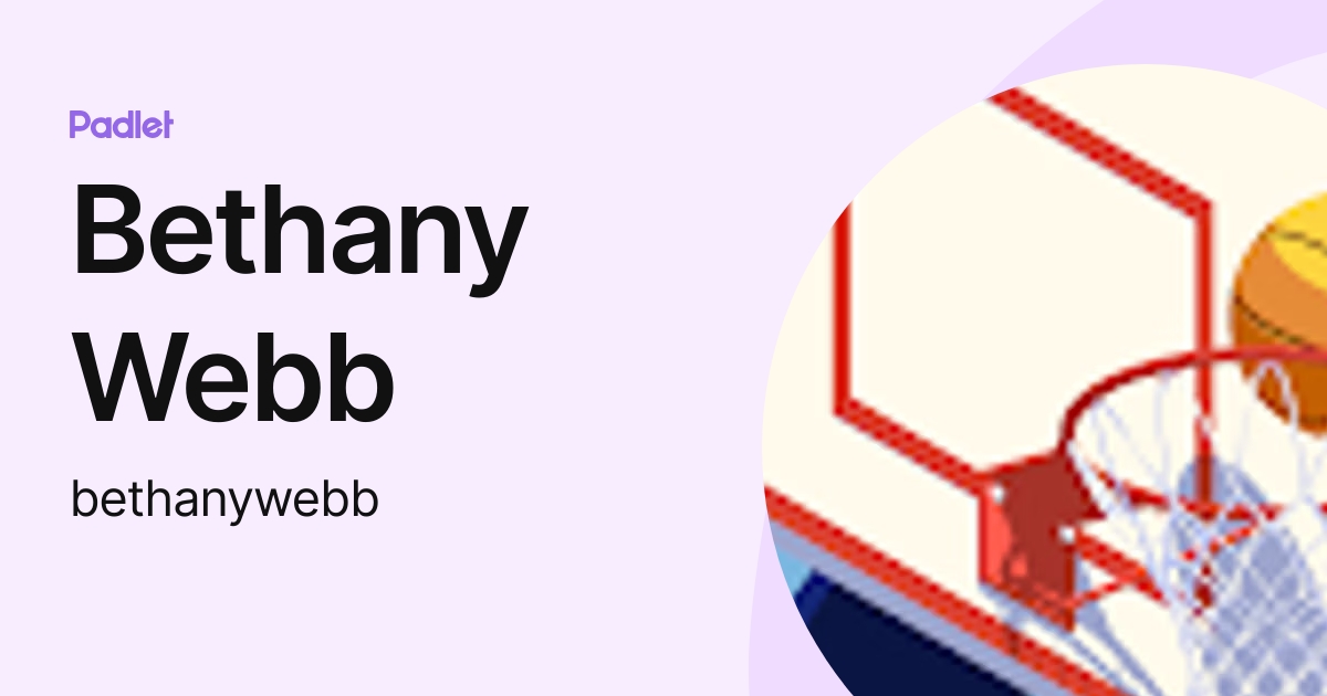 Bethany Webb (bethanywebb) profile | Padlet