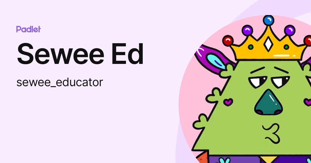 Sewee Ed (sewee_educator) profile | Padlet