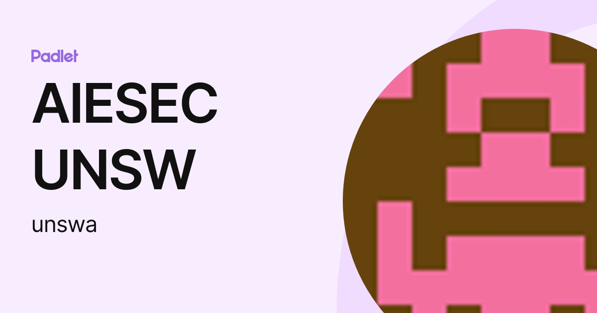 AIESEC UNSW (unswa) profile | Padlet