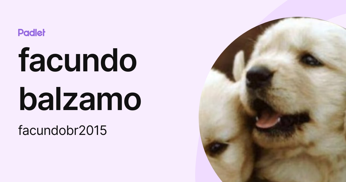 facundo balzamo (facundobr2015) profile | Padlet