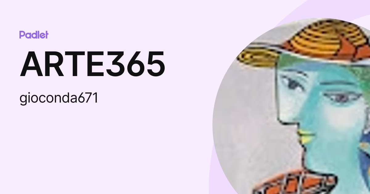 ARTE365 (gioconda671) profile | Padlet