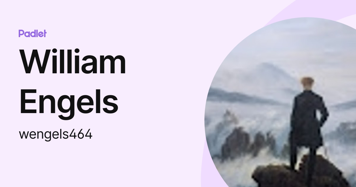 William Engels (wengels464) profile | Padlet