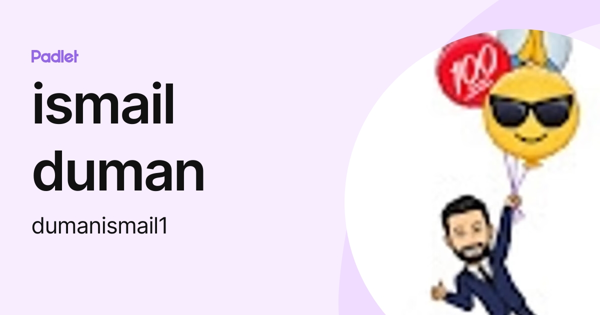 ismail duman (dumanismail1) profile | Padlet