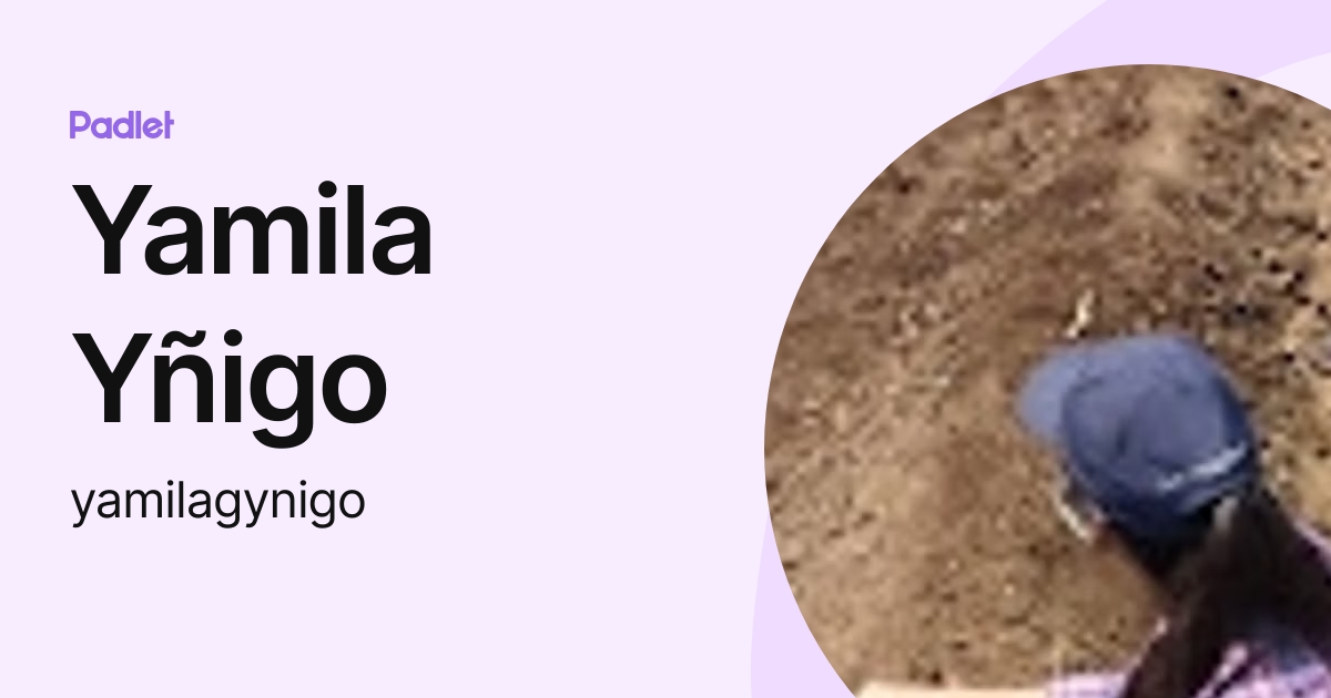 Yamila Yñigo (yamilagynigo) profile | Padlet