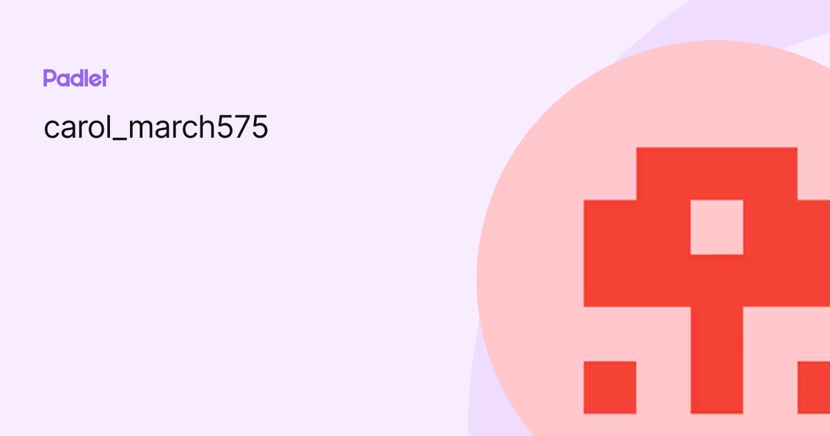 carol_march575 profile | Padlet