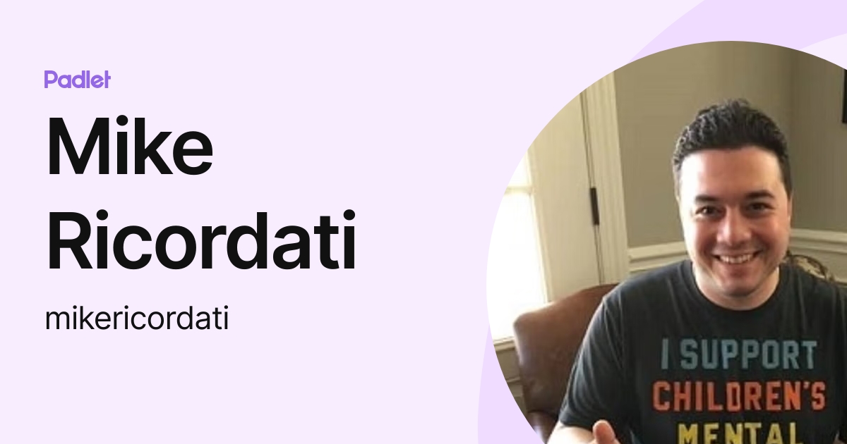 Mike Ricordati (mikericordati) profile | Padlet
