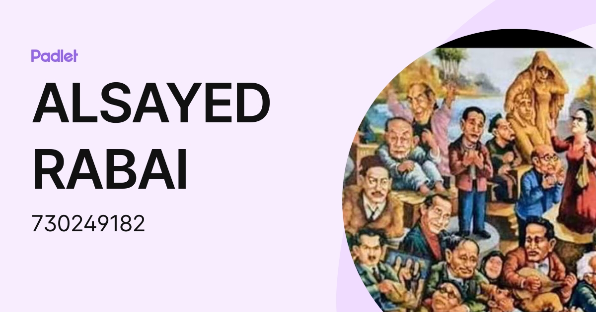 ALSAYED RABAI (730249182) profile | Padlet
