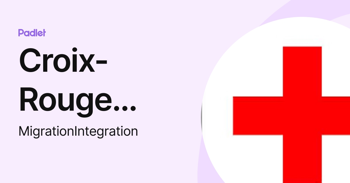 Croix-Rouge fribourgeoise - Service SMI (MigrationIntegration) profile ...