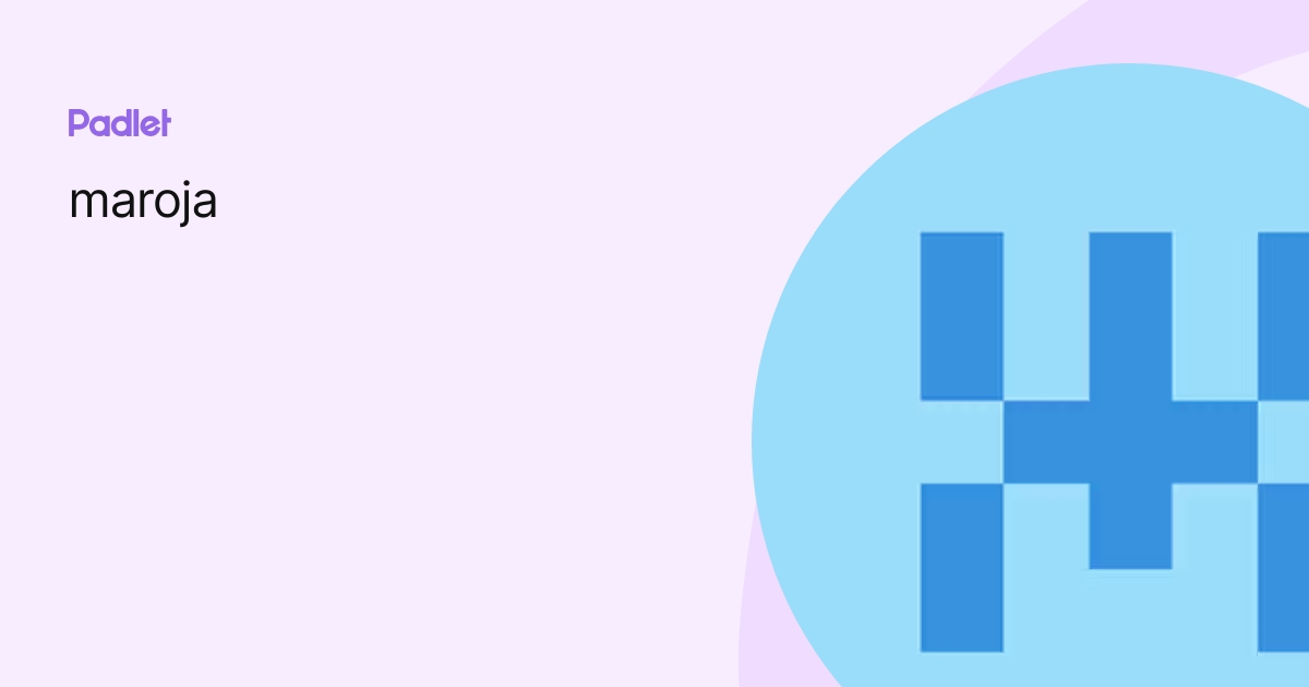 maroja profile | Padlet