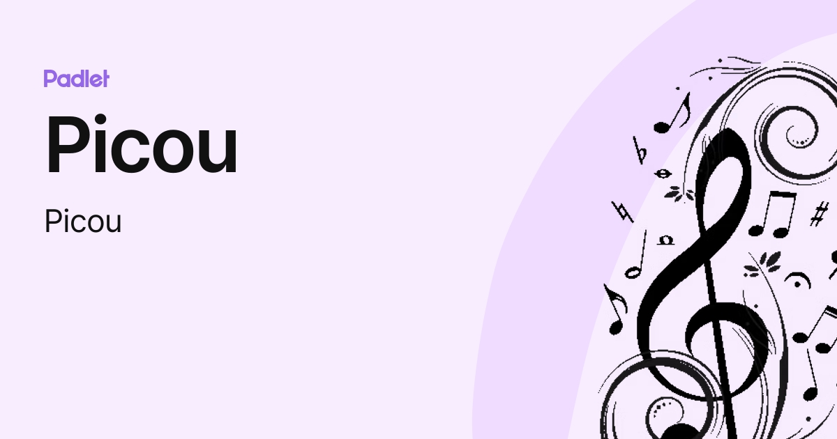 Picou (Picou) profile | Padlet