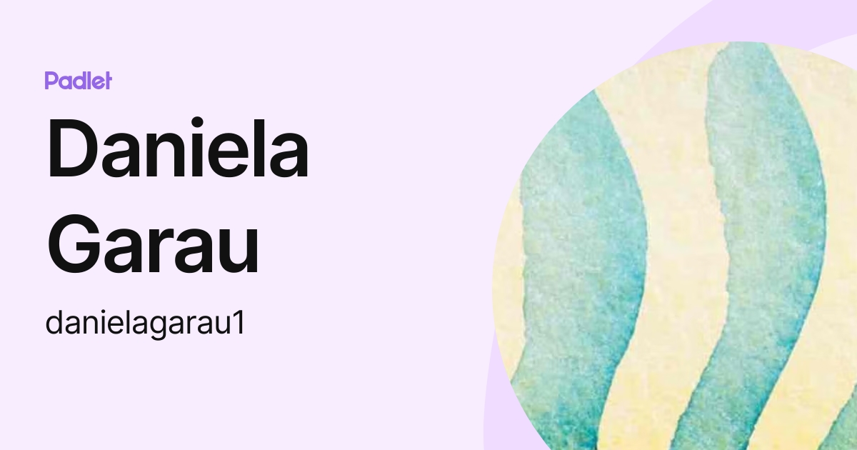 Daniela Garau (danielagarau1) profile | Padlet
