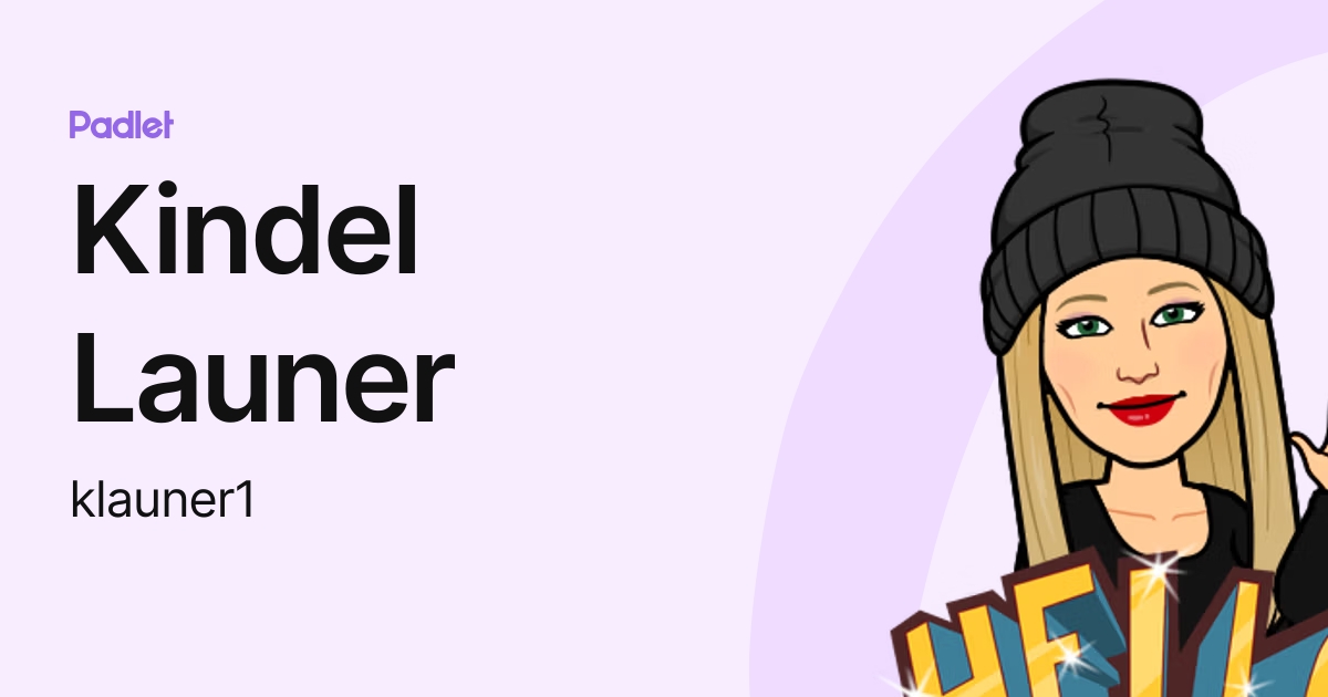 Kindel Launer (klauner1) profile | Padlet
