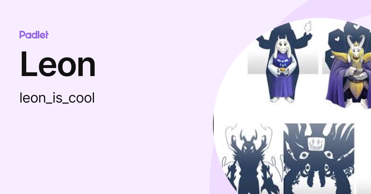 Leon (leon_is_cool) profile | Padlet