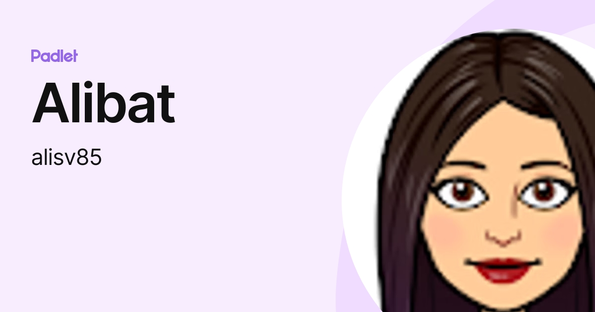 Alibat (alisv85) profile | Padlet