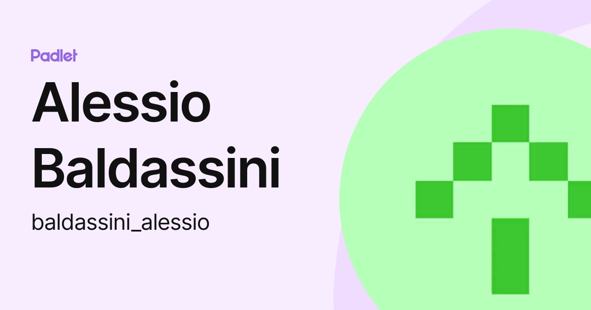 Alessio Baldassini (baldassini_alessio) profile | Padlet
