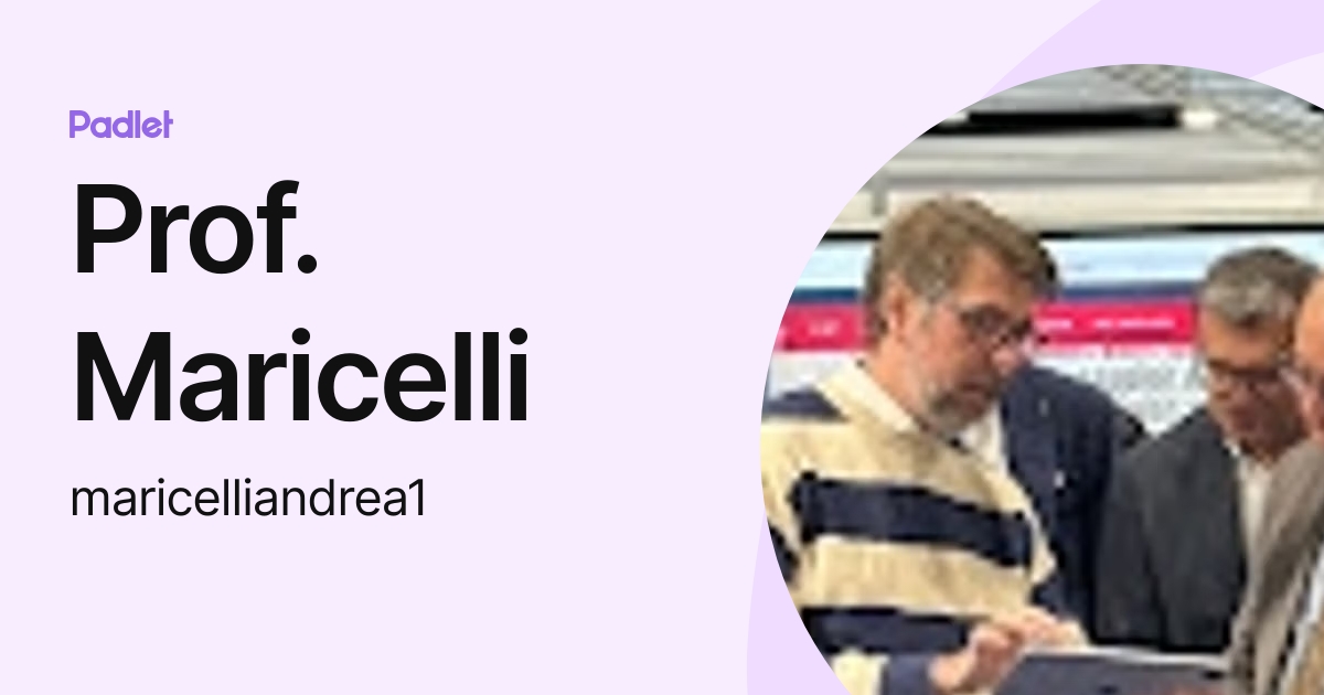 Prof. Maricelli (maricelliandrea1) profile | Padlet