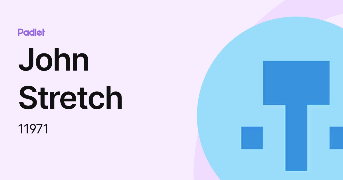 John Stretch (11971) profile | Padlet