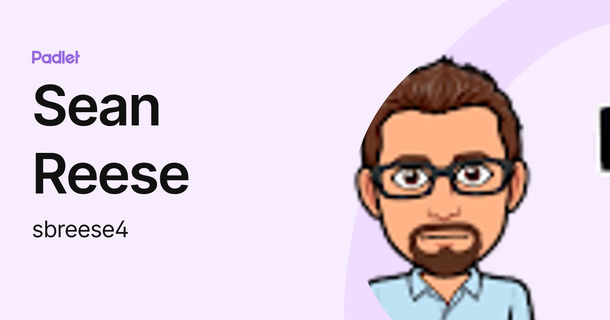 Sean Reese (sbreese4) profile | Padlet