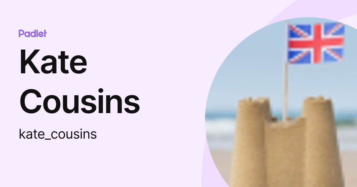 Kate Cousins (kate_cousins) profile | Padlet