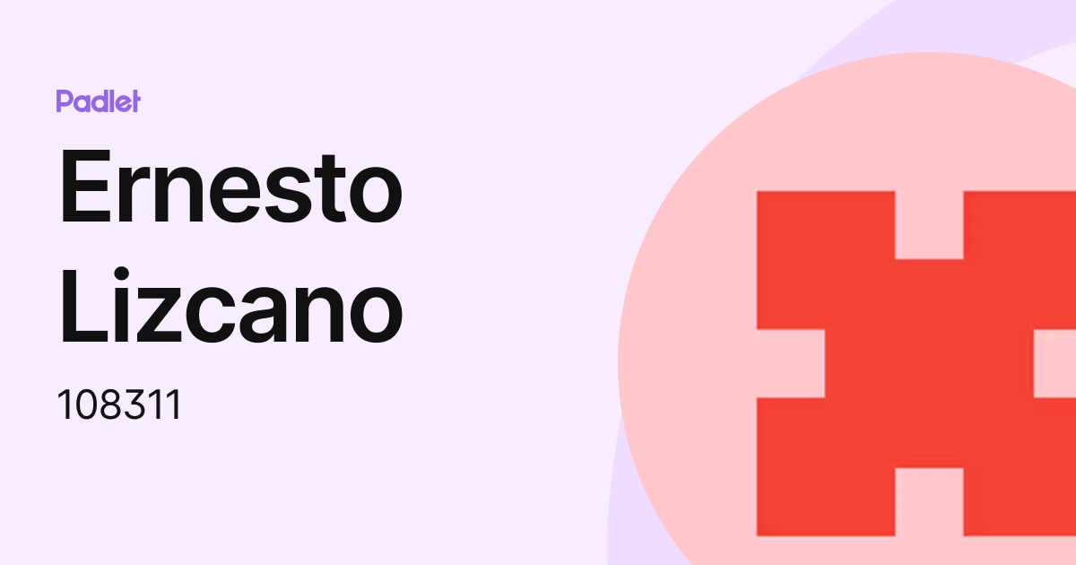 Ernesto Lizcano (108311) profile | Padlet