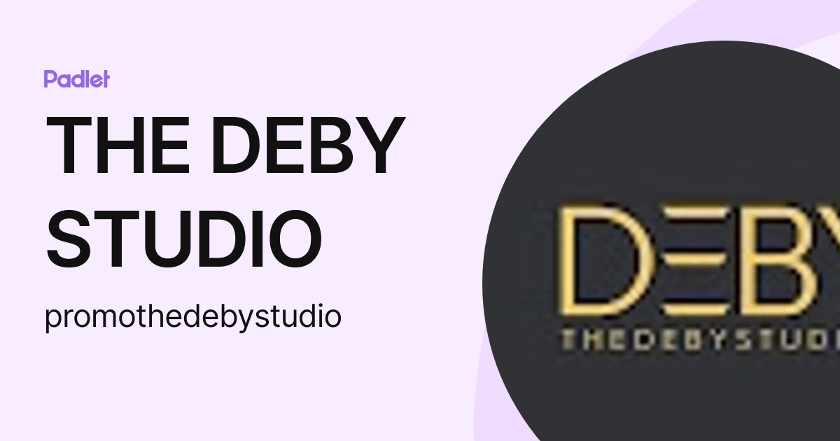 THE DEBY STUDIO (promothedebystudio) profile | Padlet
