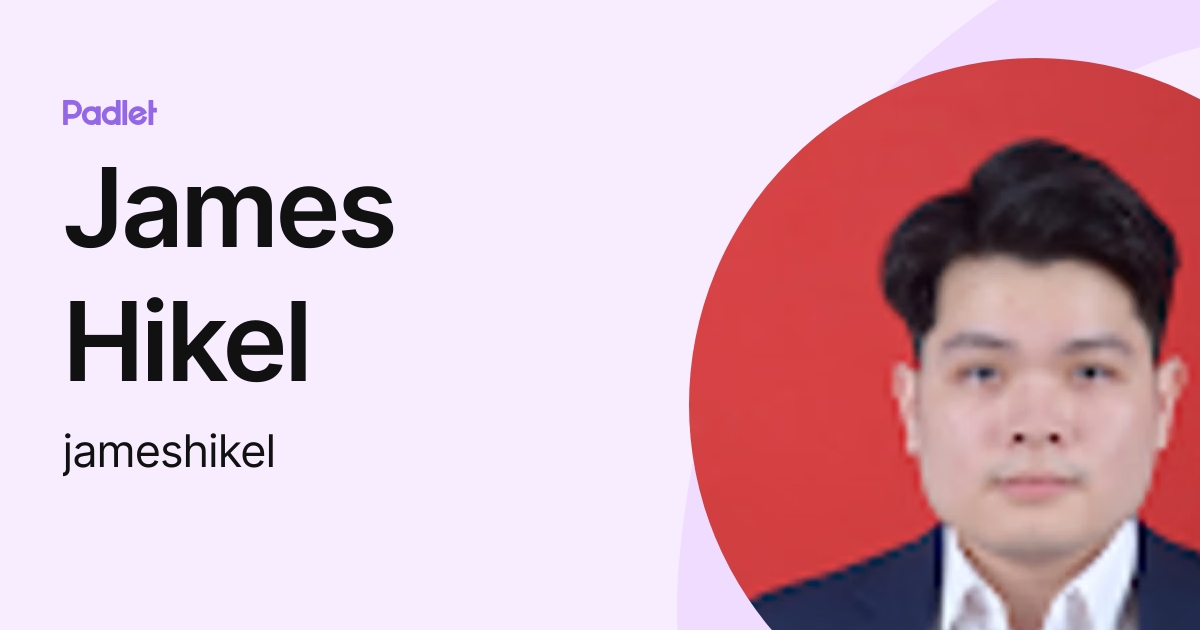 James Hikel (jameshikel) profile | Padlet