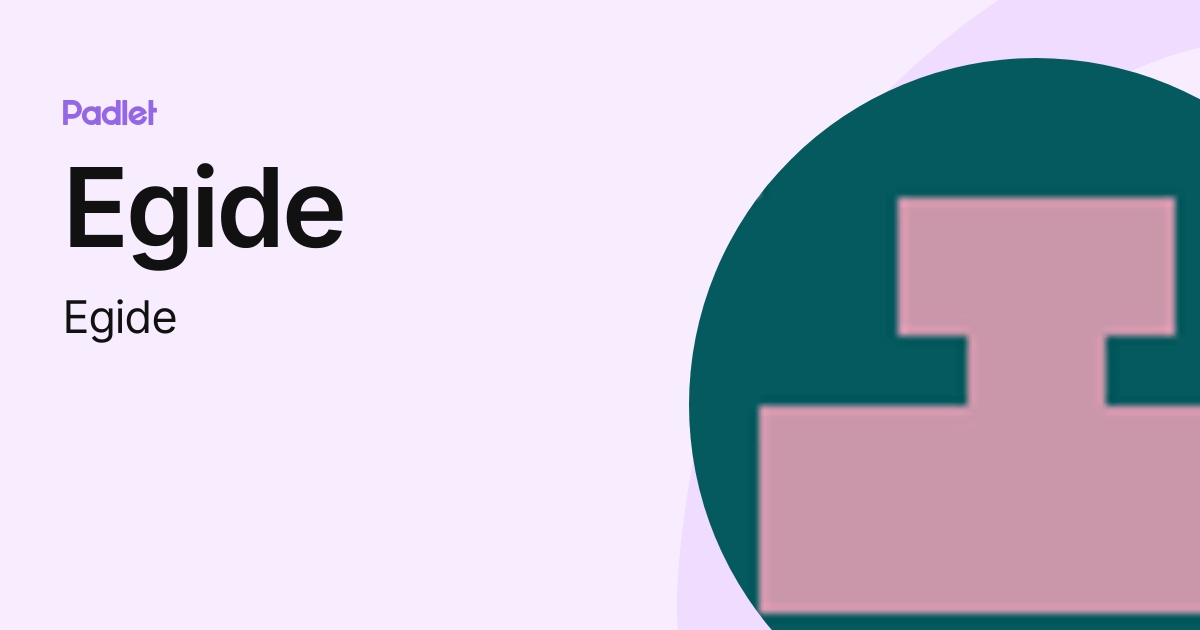Egide (Egide) profile | Padlet