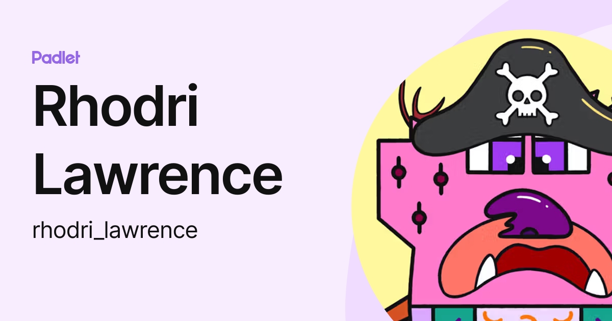 Rhodri Lawrence (rhodri_lawrence) profile | Padlet