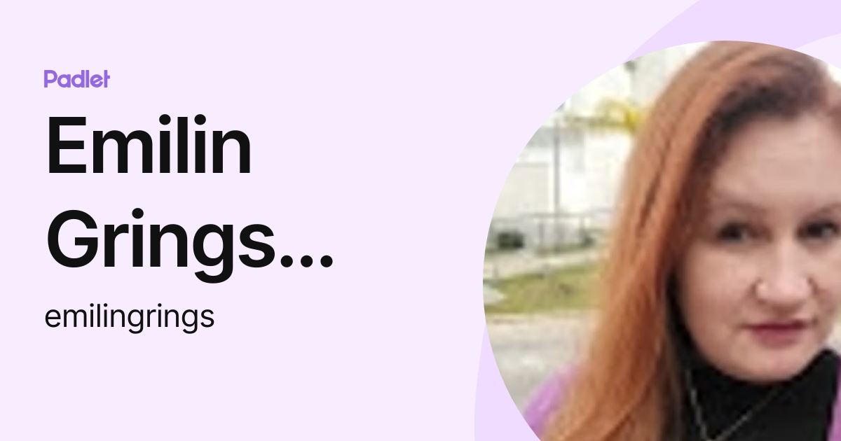 Emilin Grings Silva (emilingrings) profile | Padlet
