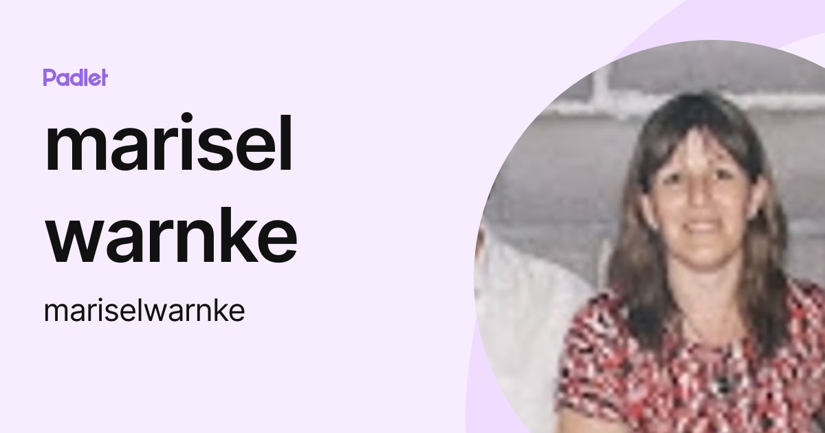 marisel warnke (mariselwarnke) perfil | Padlet