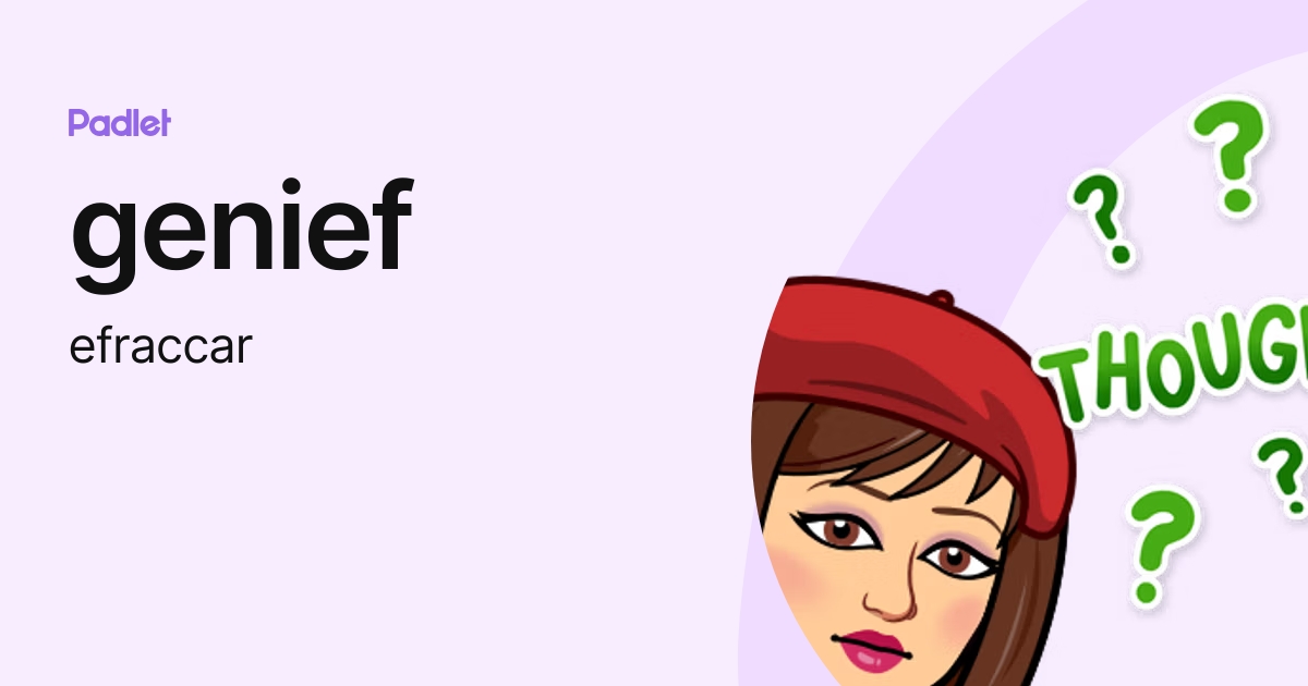 genief (efraccar) profile | Padlet