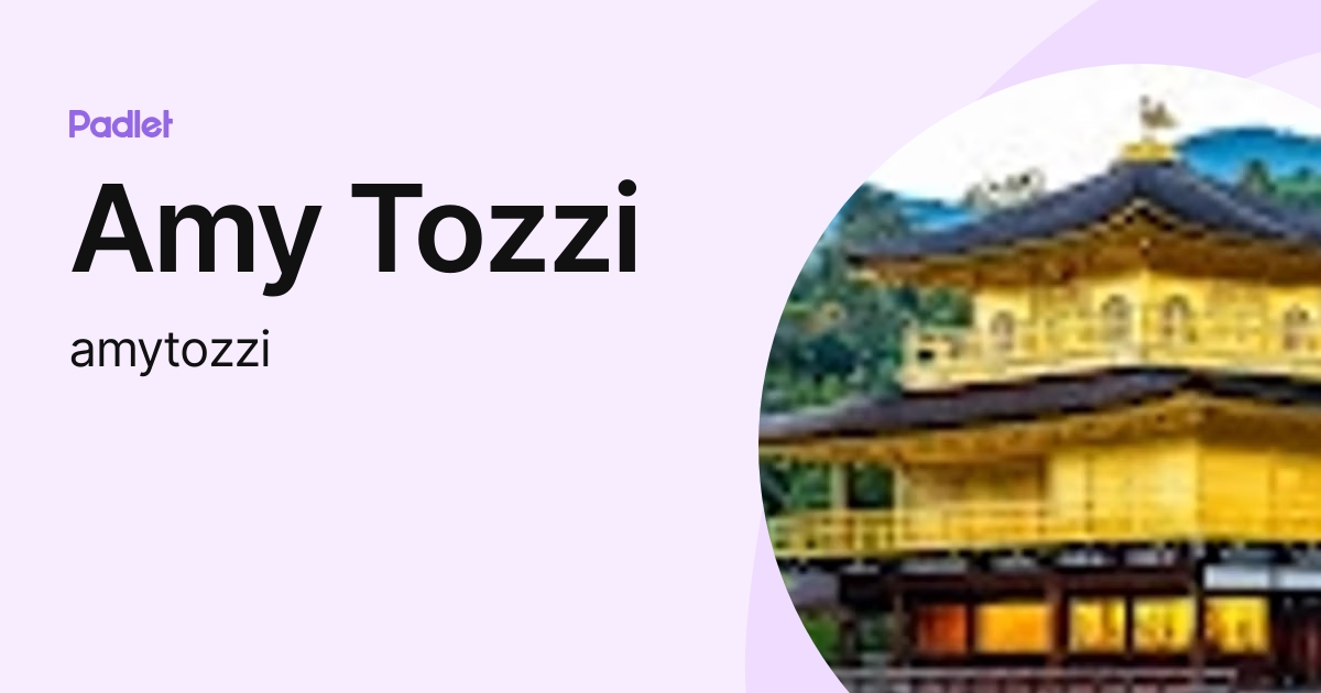 Amy Tozzi (amytozzi) profile | Padlet