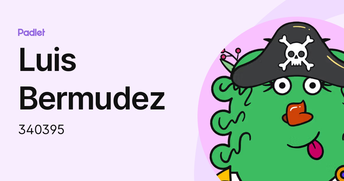 Luis Bermudez (340395) profile | Padlet
