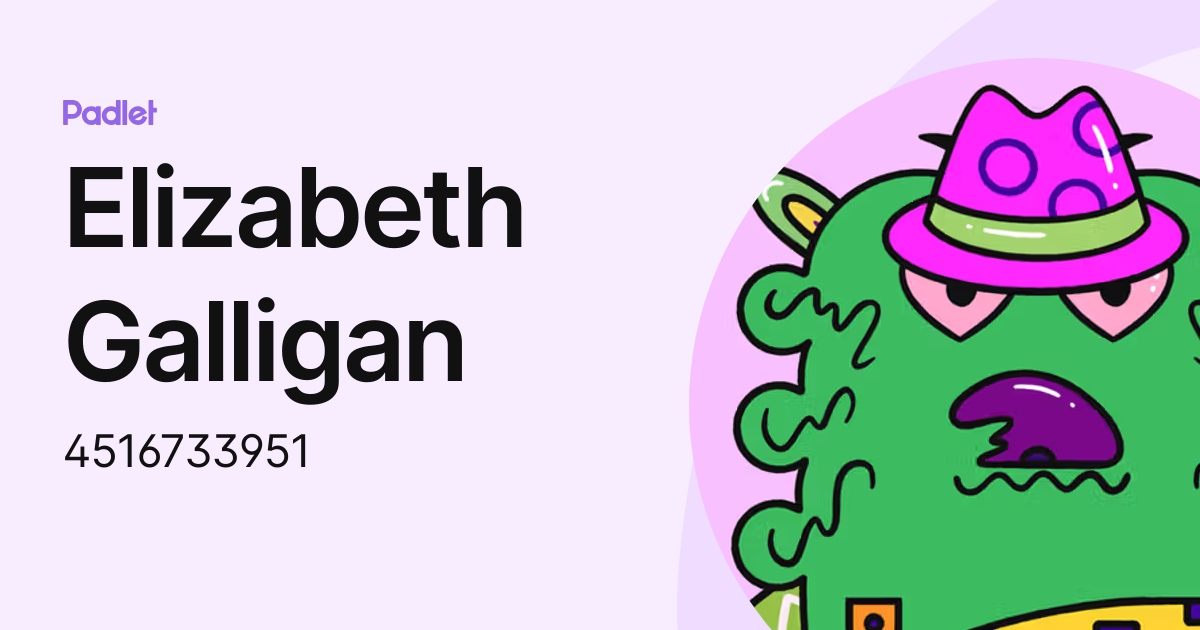 Elizabeth Galligan (4516733951) profile | Padlet