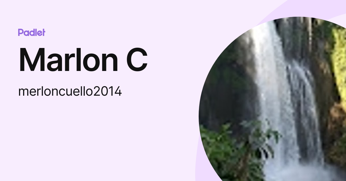 Marlon C (merloncuello2014) profile | Padlet