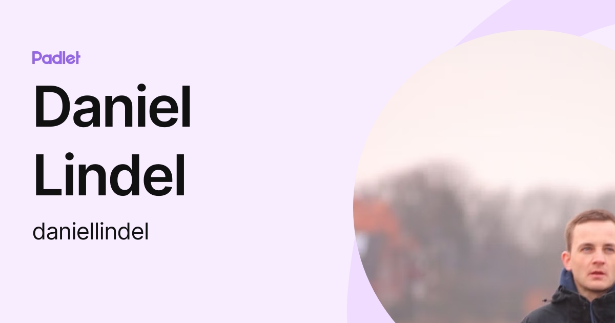 Daniel Lindel (daniellindel) profile | Padlet