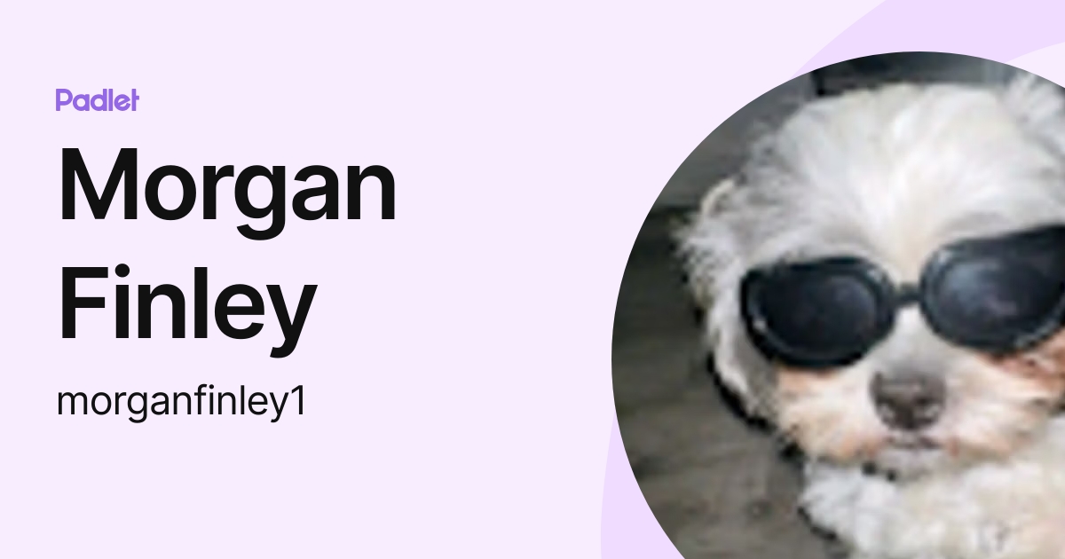 Morgan Finley (morganfinley1) profile | Padlet