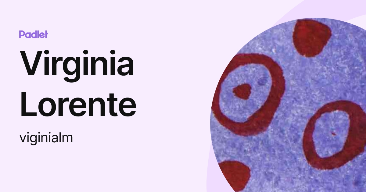 Virginia Lorente (viginialm) profile | Padlet