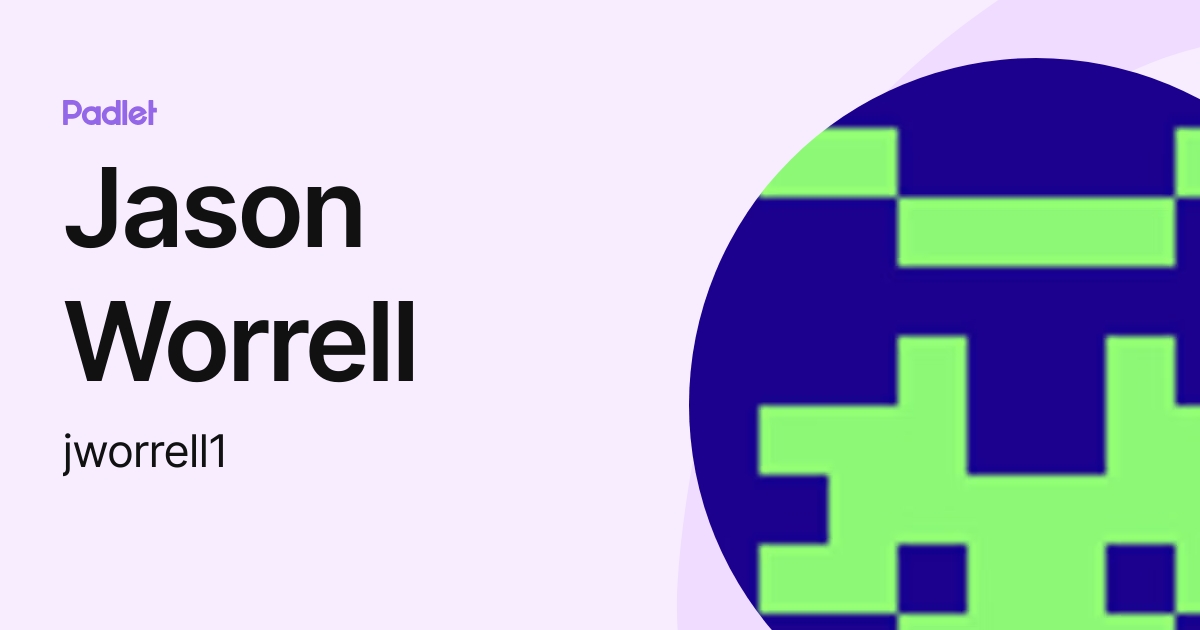 Jason Worrell (jworrell1) profile | Padlet
